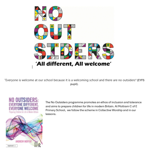 No Outsiders | Mottram C of E Primary School